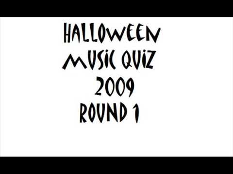HALLOWEEN MUSIC QUIZ 2011 ROUND 1 with answers in description