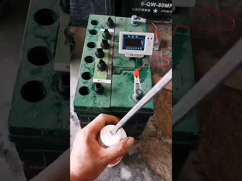 Acid batteries repair fluid |Recovery batteries Lead acid Part64#Acid#Shorts#battery
