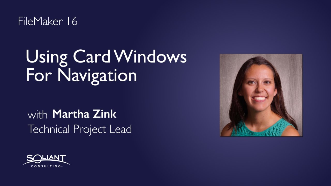 FileMaker Tip: Using Card Windows for Navigation