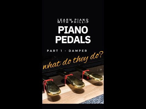 What is the Damper or Sustain Pedal - What it does #shorts
