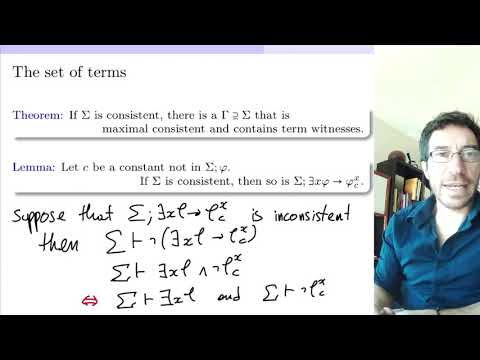 46. Logic. Finishing the proof of completeness