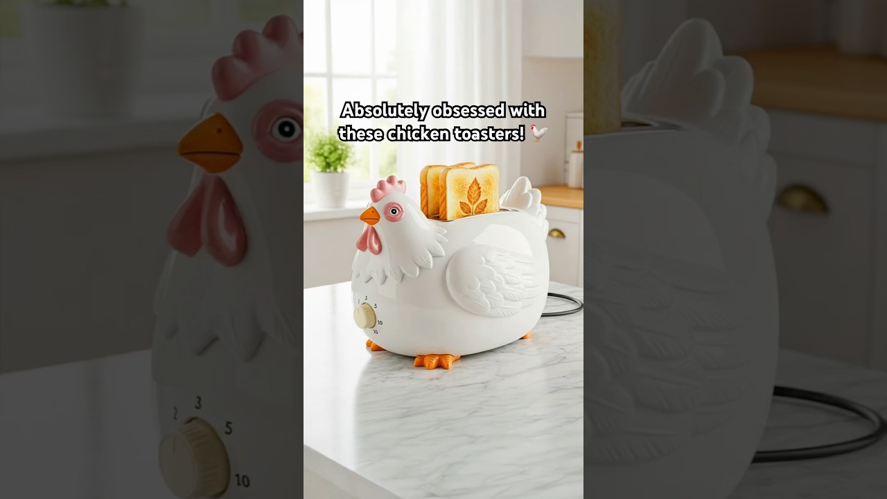 These Chicken Toasters Bring Farmhouse Charm To Modern Countertops