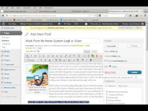 How To Make A Link Clickable In WordPress For ClickBank Affiliate Products