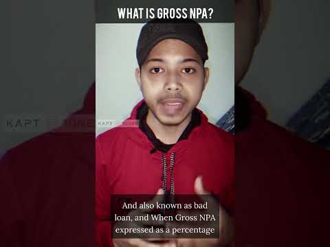 What is Gross NPA? #finance #shorts #bank