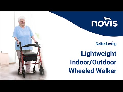 BetterLiving® Lightweight Indoor-Outdoor Wheeled Walker (Rollator) #mobilityaids