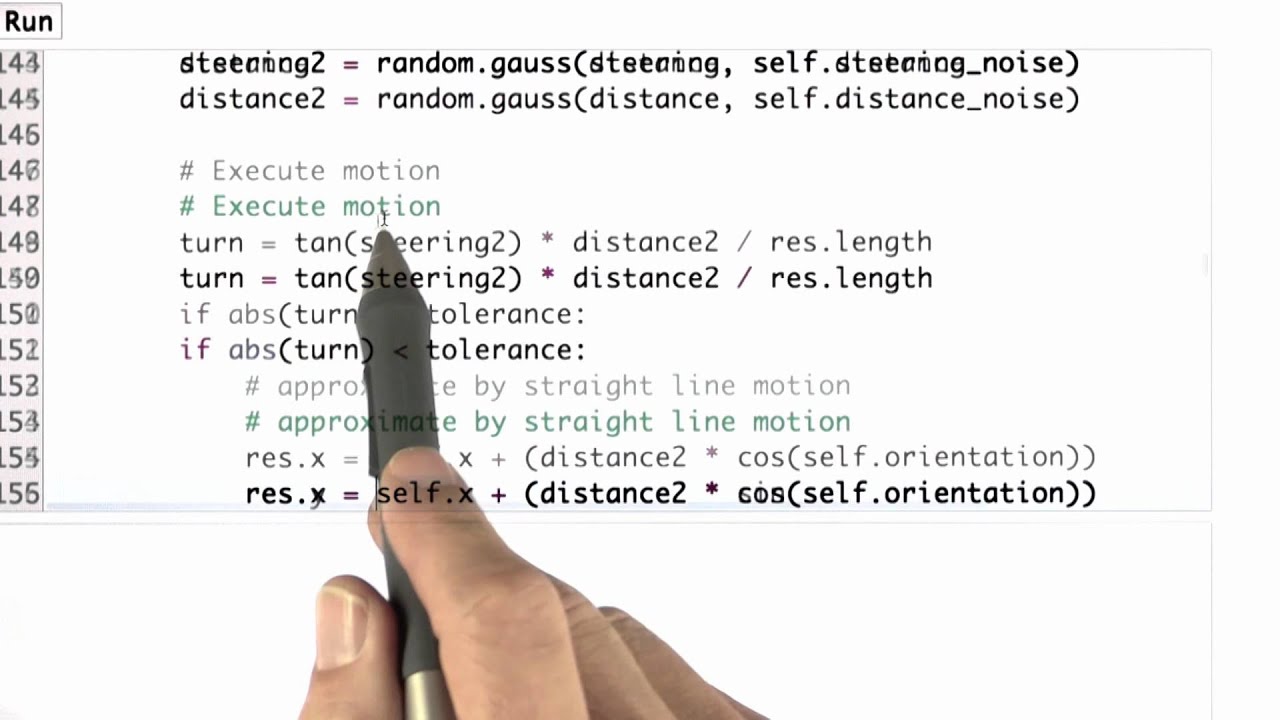 Circular Motion Solution - Artificial Intelligence for Robotics