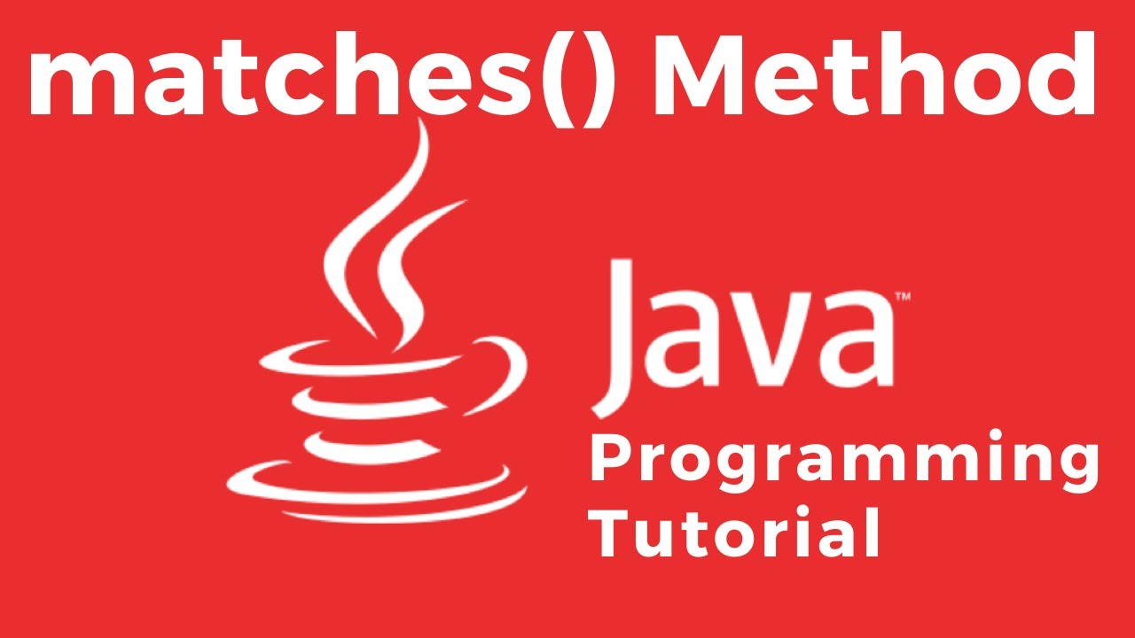 How to check whether a String matches with a specified substring using the Java matches() method