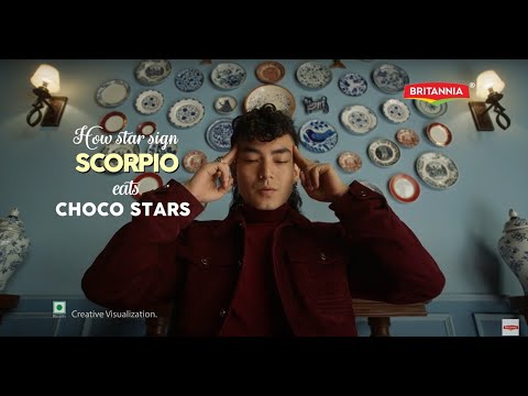 BRITANNIA Pure Magic Choco Stars Chunky Chocolate Cream Filled Biscuit ...
