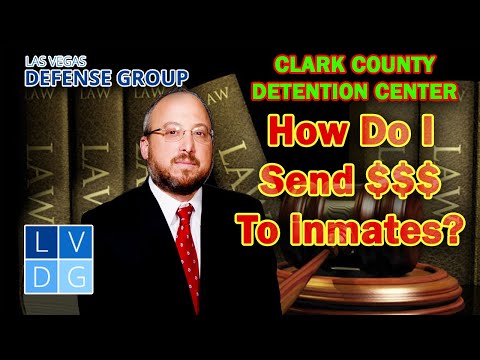 How do I send money to an inmate at CCDC? Putting $ on inmate's books in NV