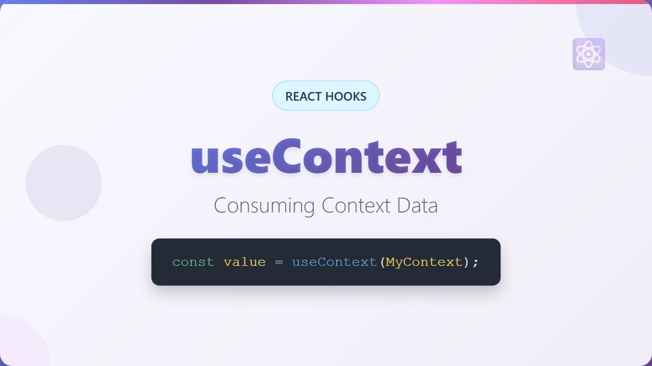 React useContext Hook: Simplify Context Consumption for Beginners