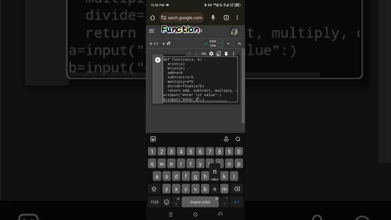 Python Tutorial for Beginners |Import Math Functions in Python |code with Bushra #function #python