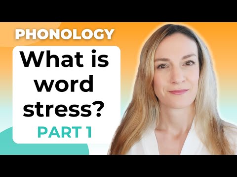 Word Stress - Part 1 | English Pronunciation - What is word stress?