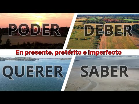 Poder, deber, querer y saber en presente, pretérito e imperfecto #spanishconjugation