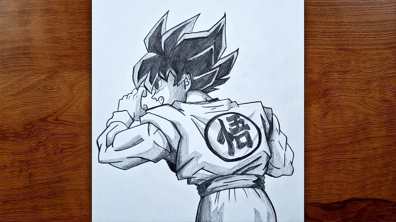 Easy Goku Drawing Tutorial for Beginners | Dragon Ball Z Sketch Step by Step