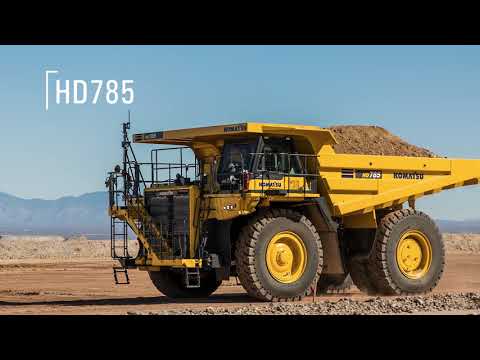 The Komatsu HD785 offers support you can count on
