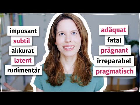 Elegante Adjektive: Verfeinere deinen Wortschatz! (Deutsch B2, C1, C2)