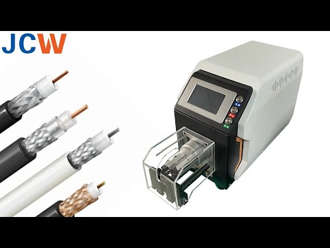JCW-S500A Semi-automatic Coaxial Cable Stripping Machine / Coaxstrip