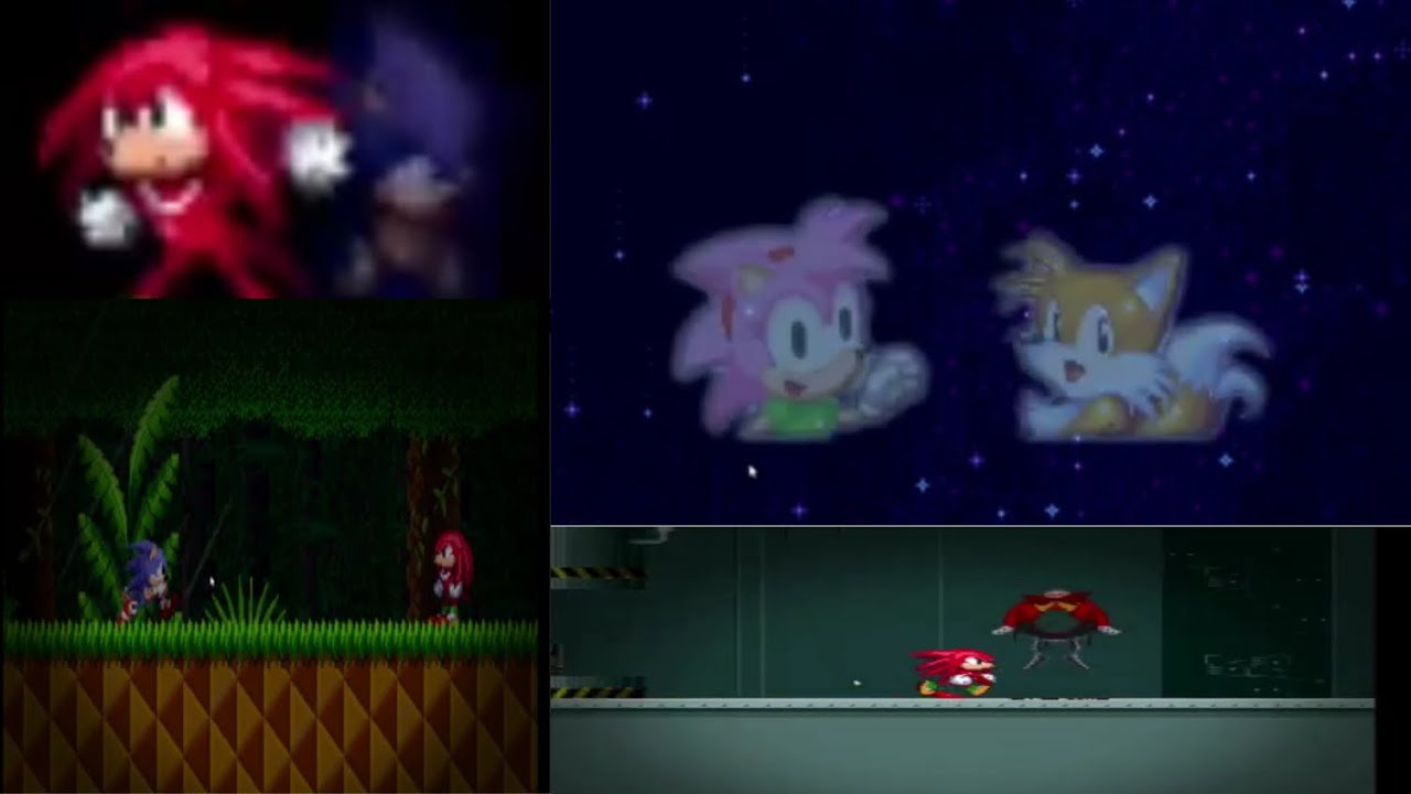Sonic CD alternative ending secret knuckles ending