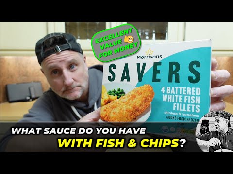 What sauce DO YOU have with Fish & Chips? - Morrisons Savers Battered White Fish Fillets Review