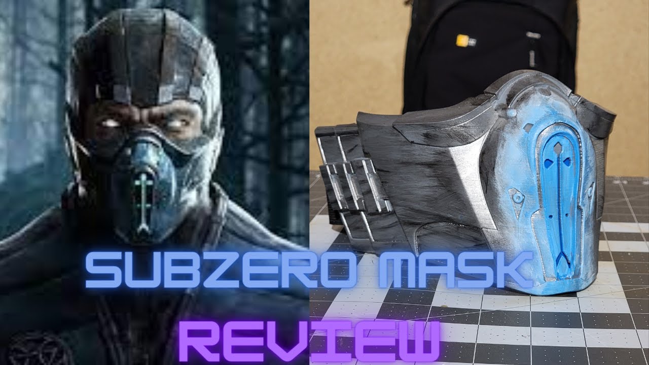 Subzero Mask Review Mortal Kombat 3D printed Mask from D03D