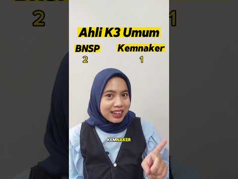 perbedaan sertifikasi AHLI K3 UMUM BNSP DAN KEMENAKER