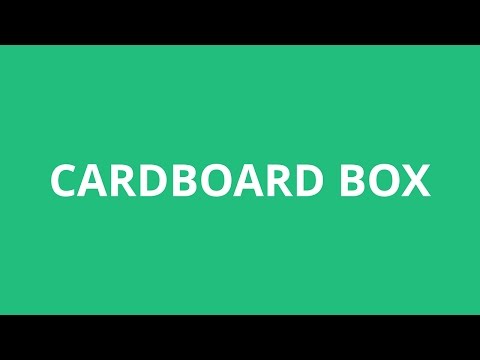How To Pronounce Cardboard Box - Pronunciation Academy