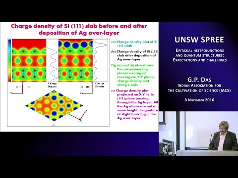 UNSWS SPREE 201611-08 GP Das - Epitaxial heterojunctions and quantum structures