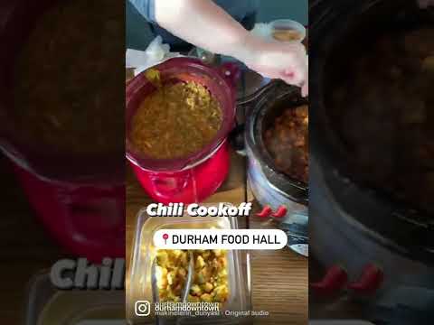 Durham Food Hall Chili Cook-Off.