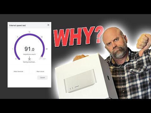 Is the Apple Studio throttling down your internet speed?