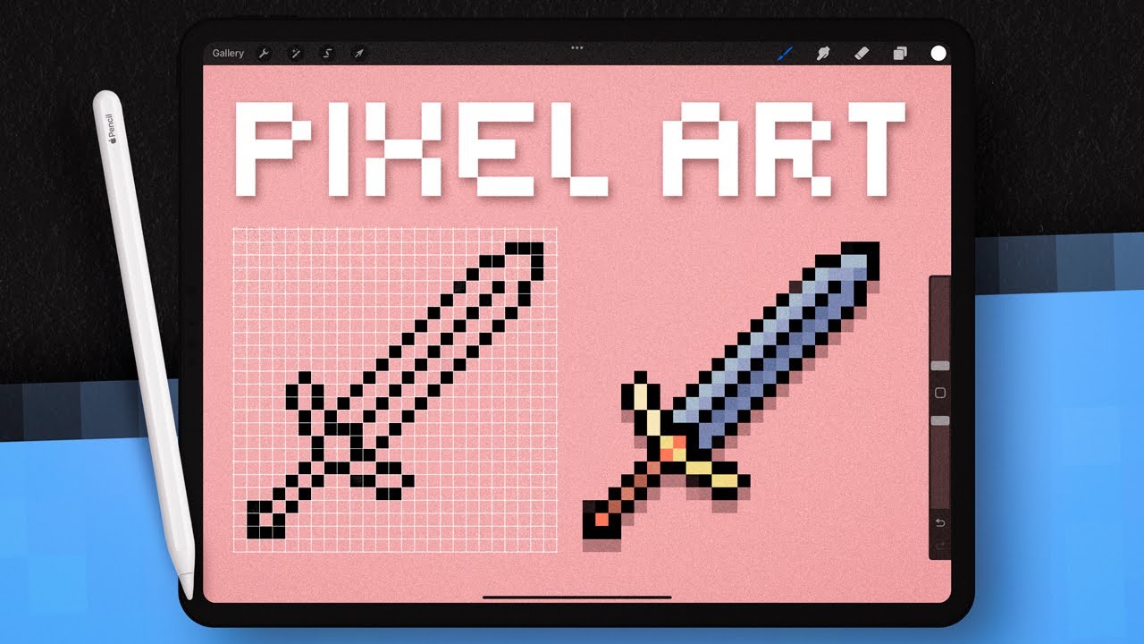 How To Make PIXEL ART in Procreate [Full Beginner Guide]
