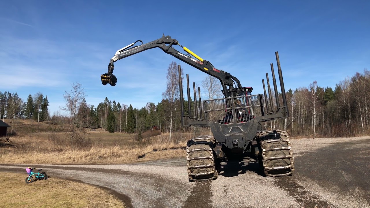 Skotare Komatsu 865 Standardkran med enkelutskjut
