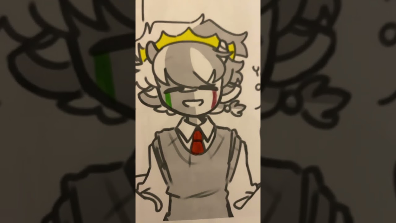 Ranboo fanart No one believe I drew 😓😥#ranboo#dsmp #shorts #tiktok #fanart #dreamsmp #ranboofanart