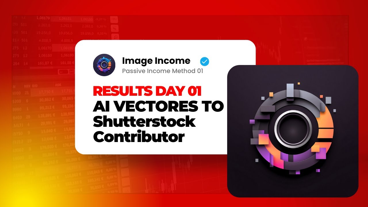 AI Vector Art Uploaded on Shutterstock Succeeded! Day 01 Proof of Real Earnings 💰