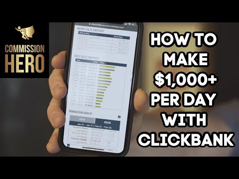Commission Hero Review Bonus - How To Make $1,000+ Per Day With ClickBank