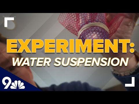 Science minute: Water suspension