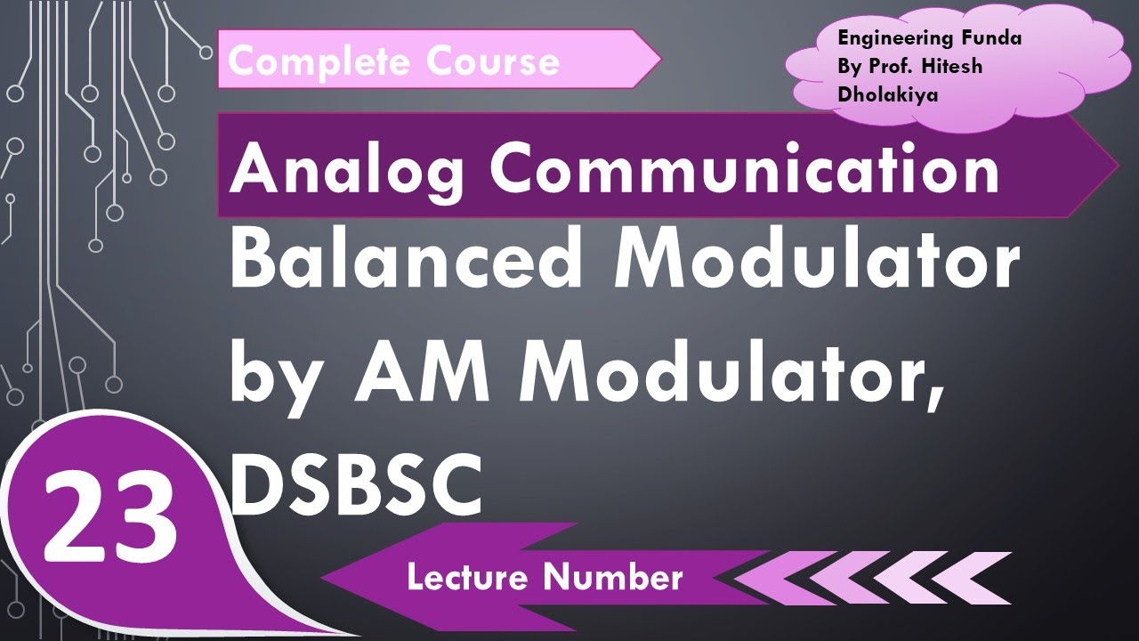Balanced Modulator using AM Modulator for DSBSC Generation (Basics, Working, Circuit & Waveform)
