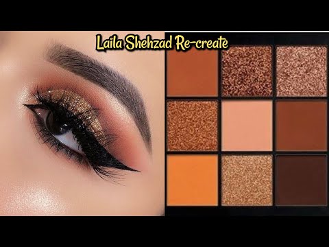 Brown eyeshadow tutorial for beginners step by step|eyeshadow tutorial for brown eyes by Laila