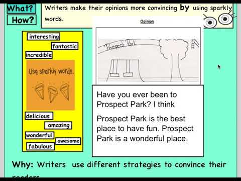 Opinion Writing Day 6 Sparkly Words