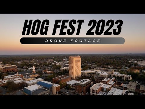 SPARTANBURG SC | HOG FEST 2023 DRONE FOOTAGE
