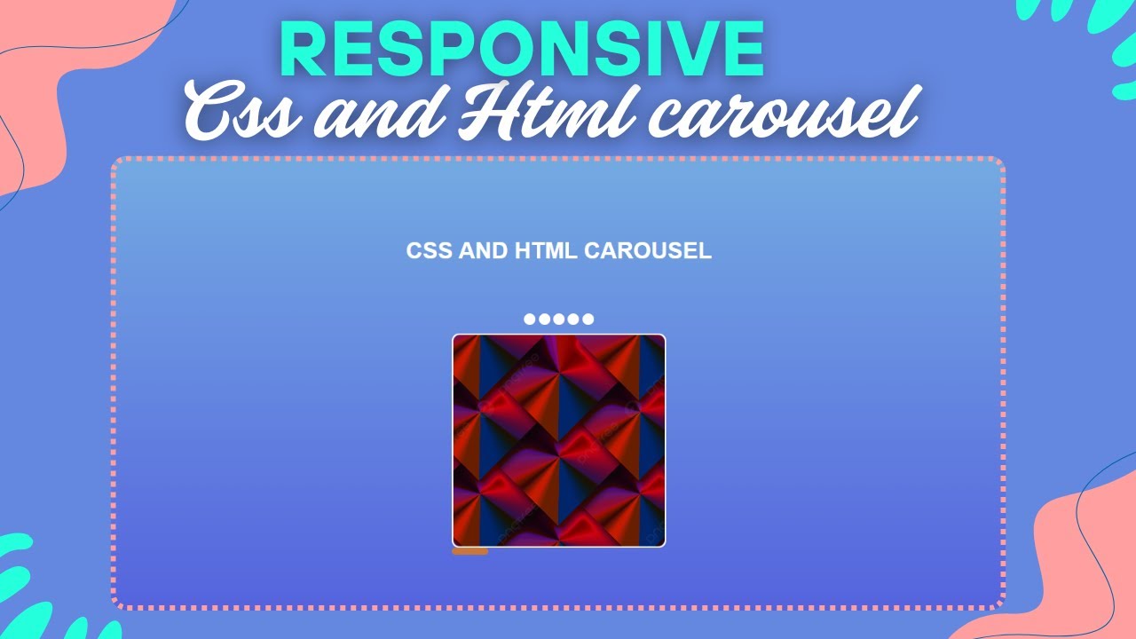 Responsive Image Carousel Using Only HTML & CSS | No JavaScript Needed!