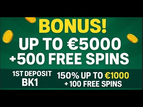 INSANE CASINO BONUS! ๐ฐ Up to โฌ5000 + 500 Free Spins Using These CODES!