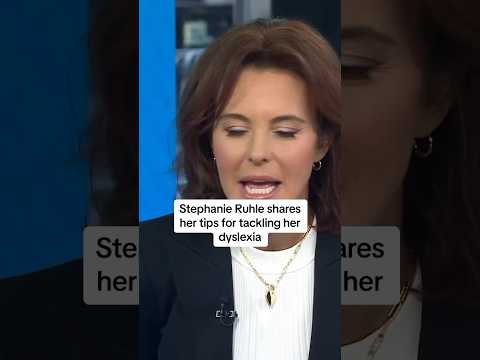 Stephanie Ruhle shares her tips for tackling her dyslexia