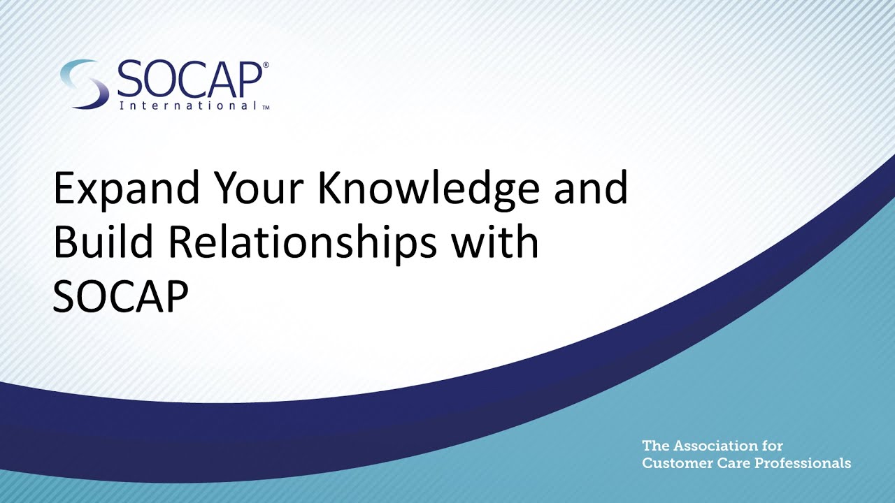 Why you should be a member of SOCAP International - 2019