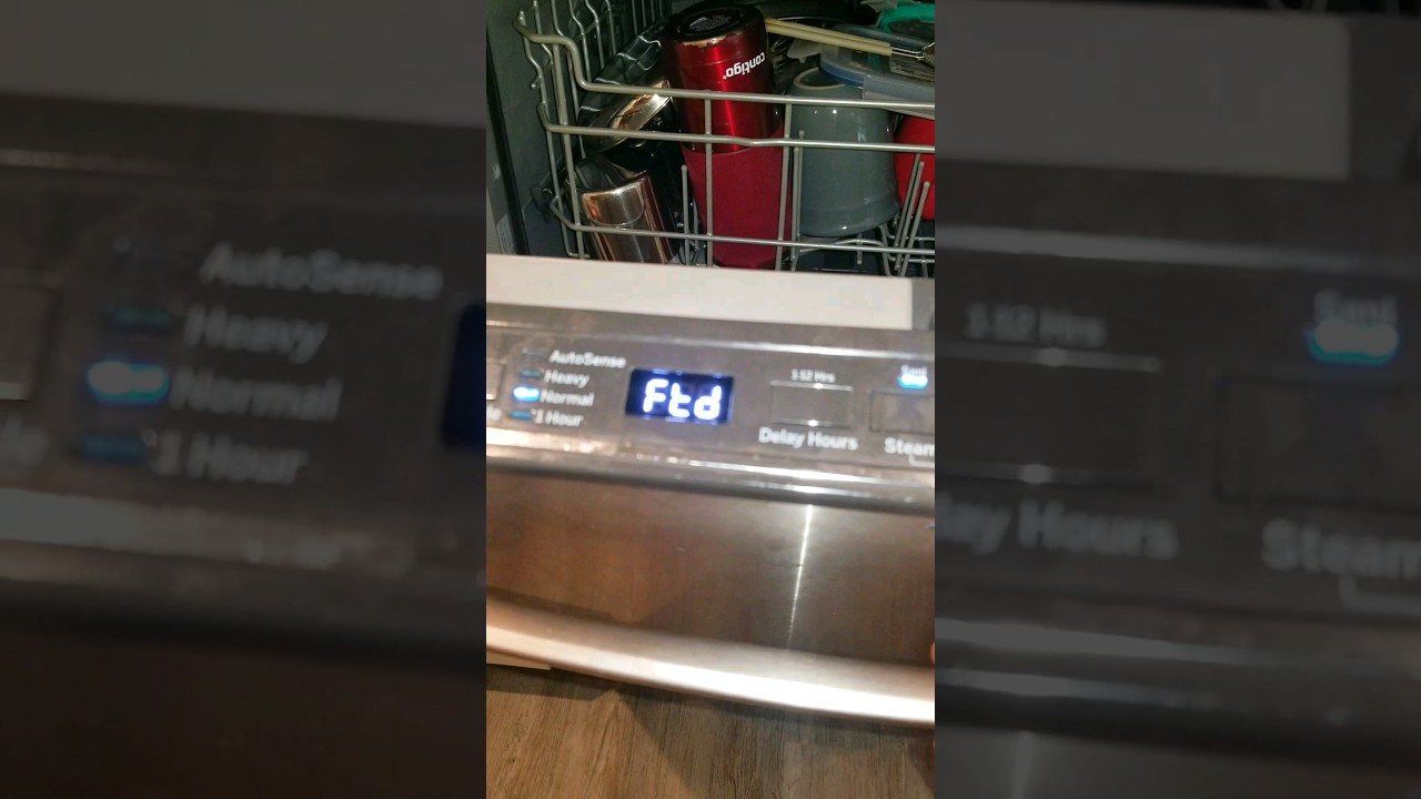 FTD error code dishwasher GE #appliancerepair #dishwasher #ftd #error