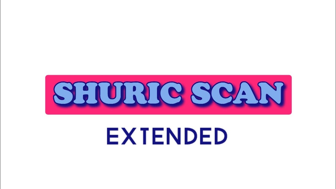 Shuric Scan Veg Replace Extended