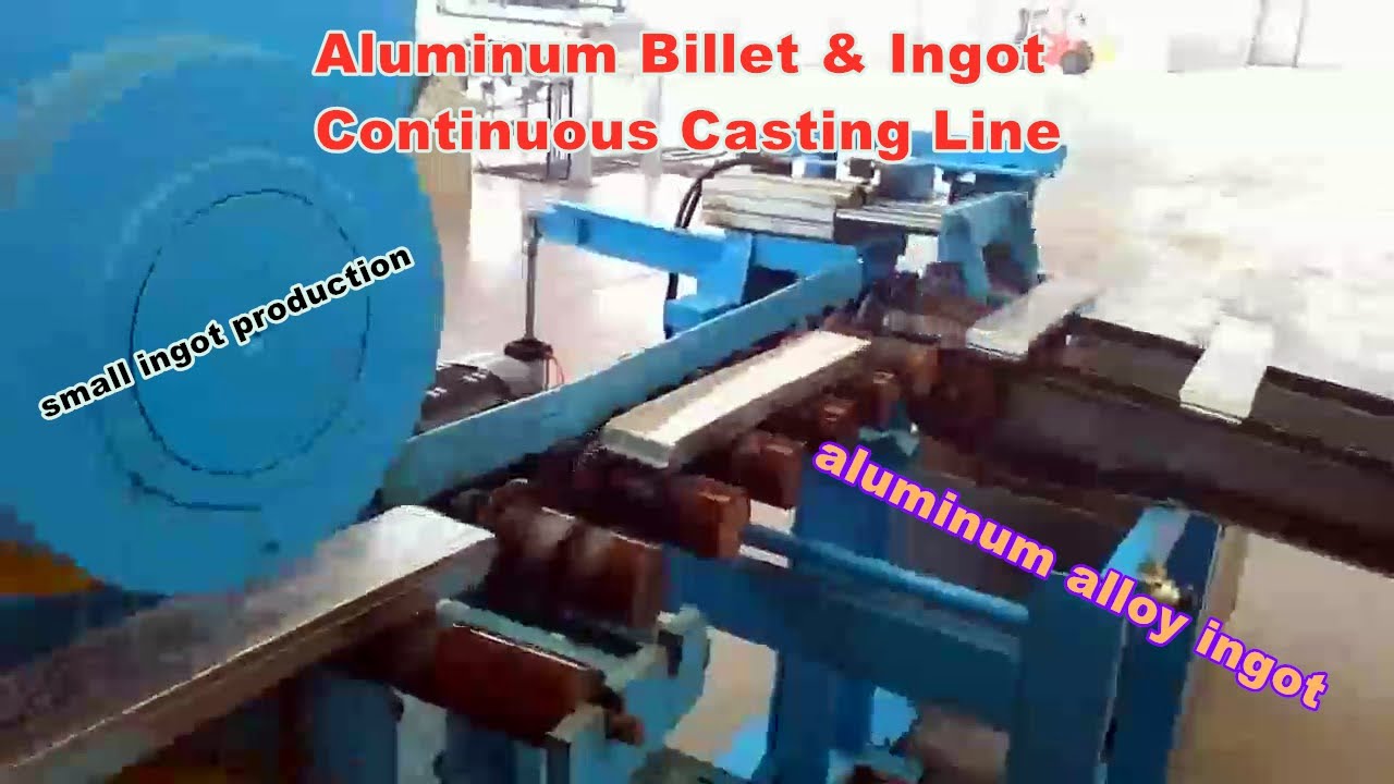 Aluminum billet ingot continuous casting line_aluminum recycling plant - Bjholland
