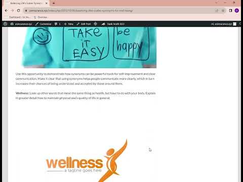 Balancing Life’s Scales Synonyms for Well Being