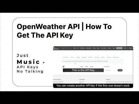 OpenWeather API Key: How To Get the API Key