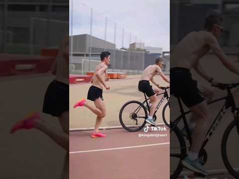 Jakob Ingebrigtsen Training for 1500m and 5000m in olympic 2024 #shorts