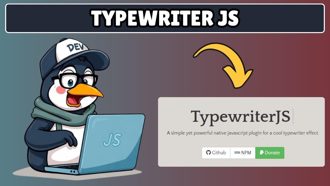 How to Add Typewriter Effect in Javascript Using Typewriter JS